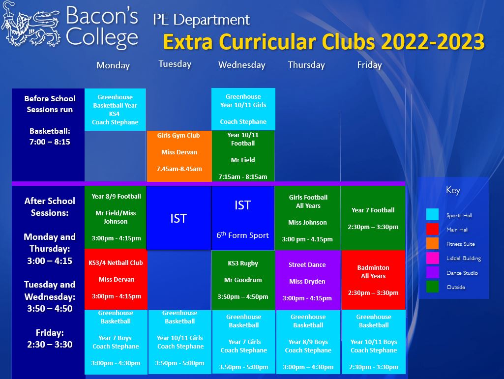 Extra Curricular Clubs