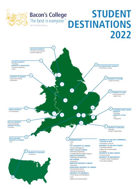 Year after year, Bacon’s College Sixth Form students secure places at ...